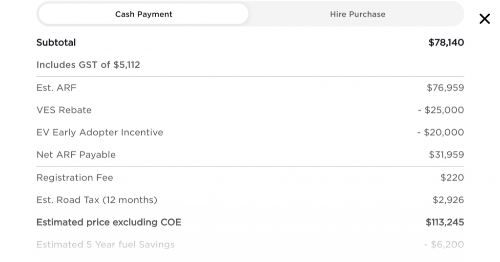 How Much Will It Cost To Buy And Own The Tesla Model 3 In Singapore?