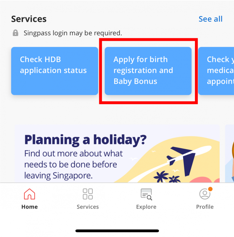 Guide To Applying For Your Child's Birth Certificate Via The LifeSG App