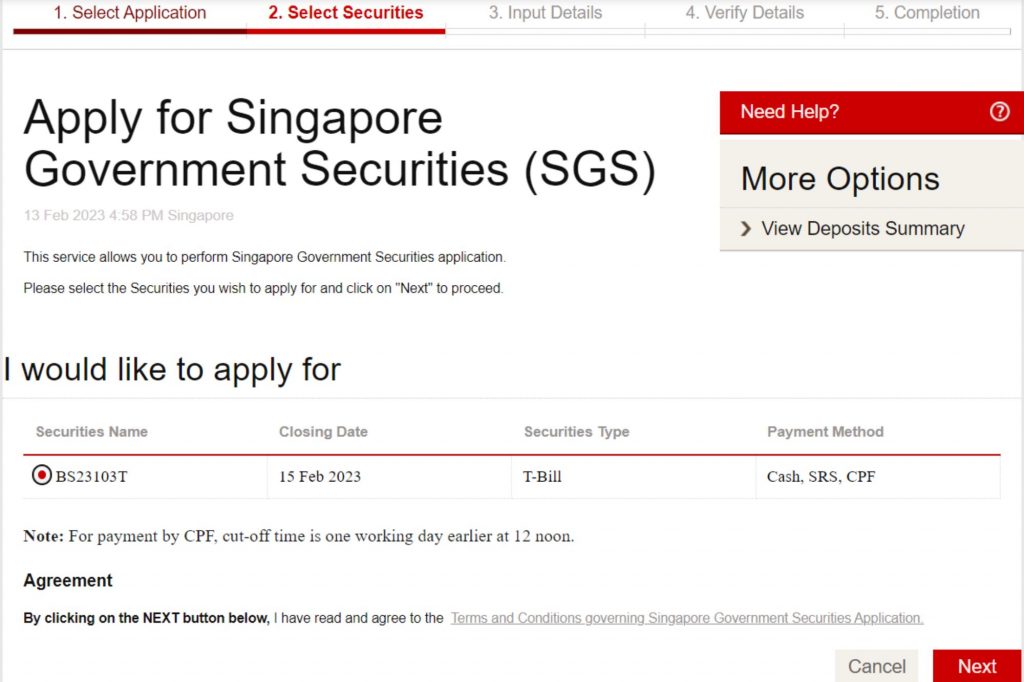 Step By Step Guide To Buying T-Bills Online Using Your CPF OA Savings